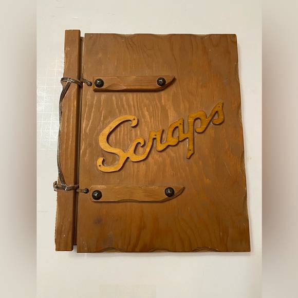 Vintage | Other | Large Photo Album Scraps Book Vintage 94s 1950s Mid ...